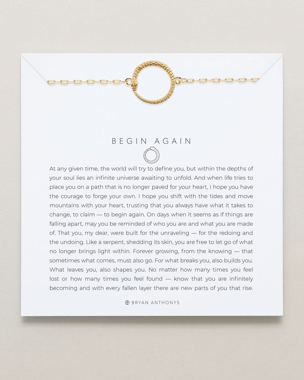 Begin Again Necklace | Bryan Anthonys