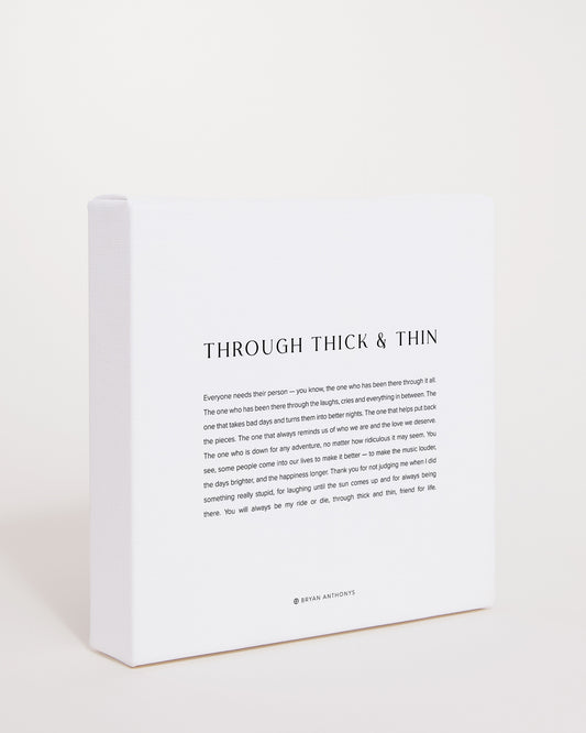 Through Thick & Thin – Bryan Anthonys