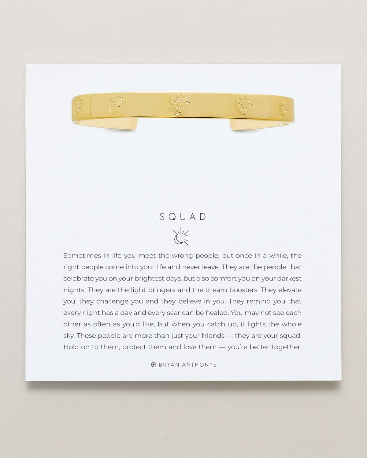 Squad Engraved Cuff | Bryan Anthonys