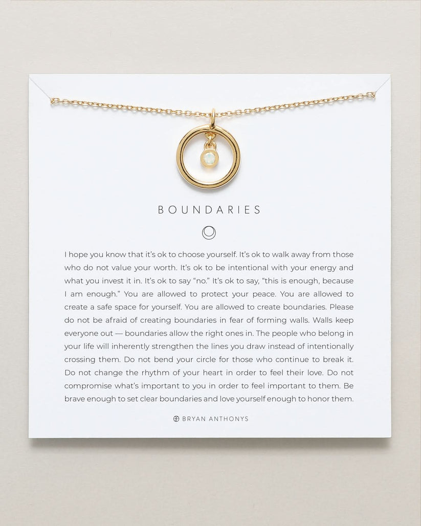 Boundaries Self Love Necklace Set | Bryan Anthonys