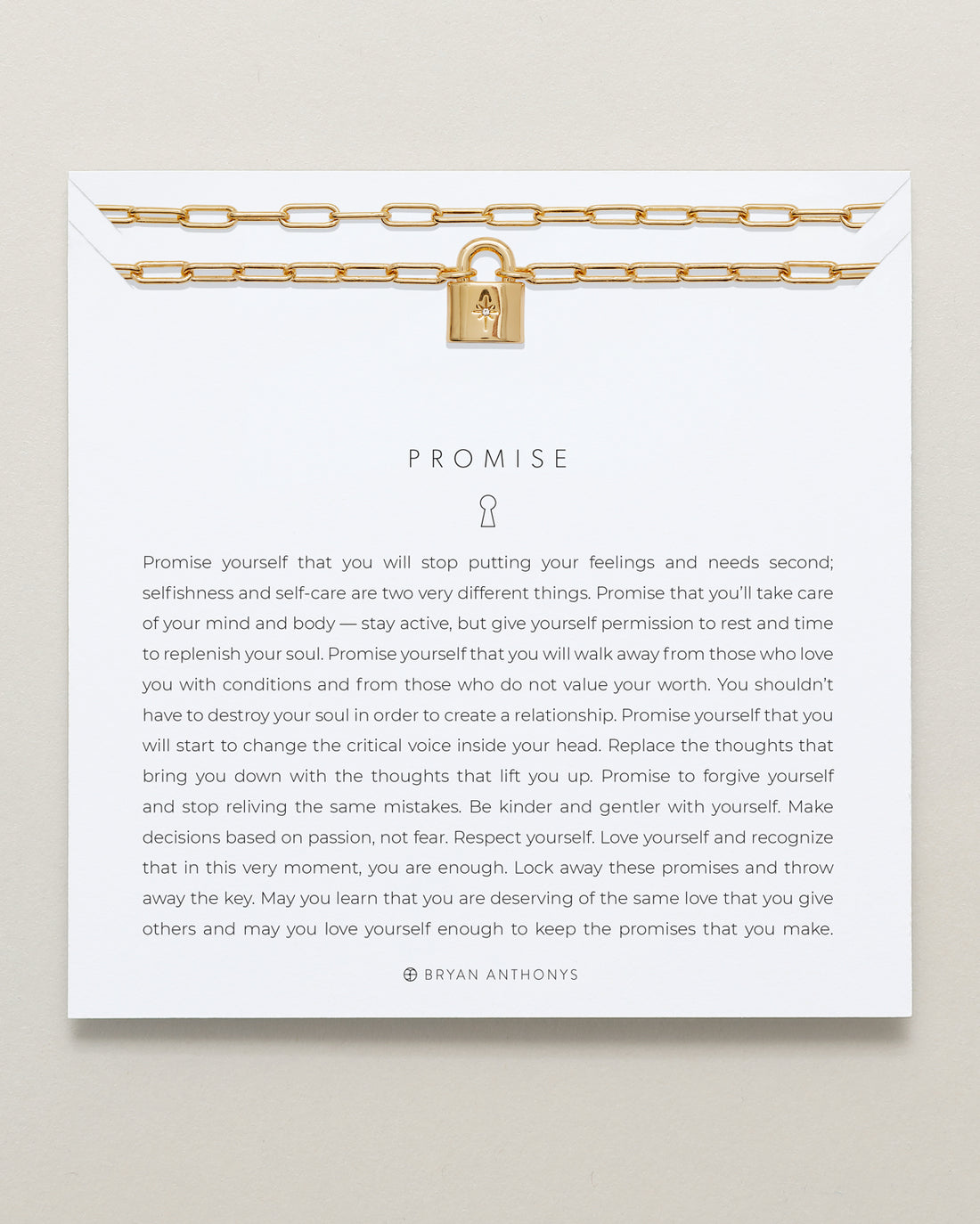 Promise Icon Necklace | Bryan Anthonys